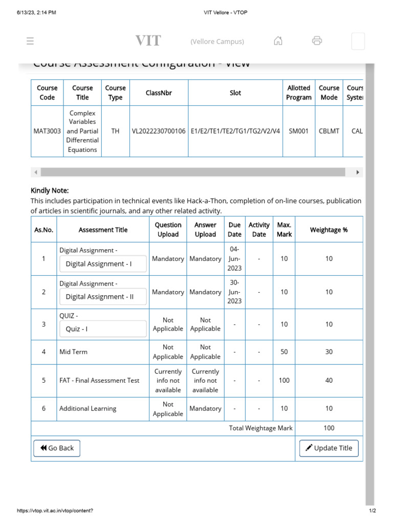 Sumsem2022-23 Mat3003 TH Vl2022230700106 Assessment-Rubrics | PDF Sumsem2022-23 Mat3003 TH Vl2022230700106 Assessment-Rubrics | PDF
