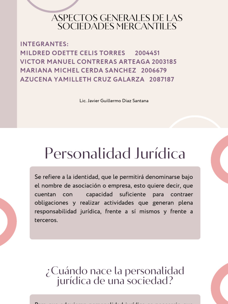 Sociedades Mercantiles | PDF | Sociedad de responsabilidad limitada | Bienes (Ley)