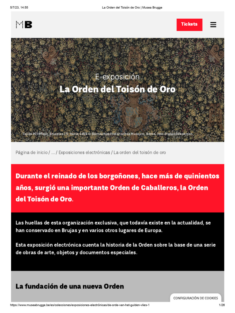 Historia de la Orden del Toisón de Oro | PDF | Viajes y turismo