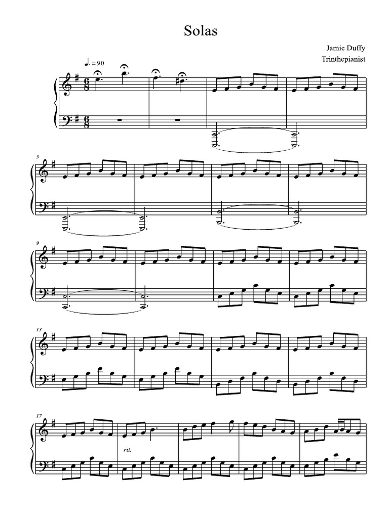 Piano Solas | PDF