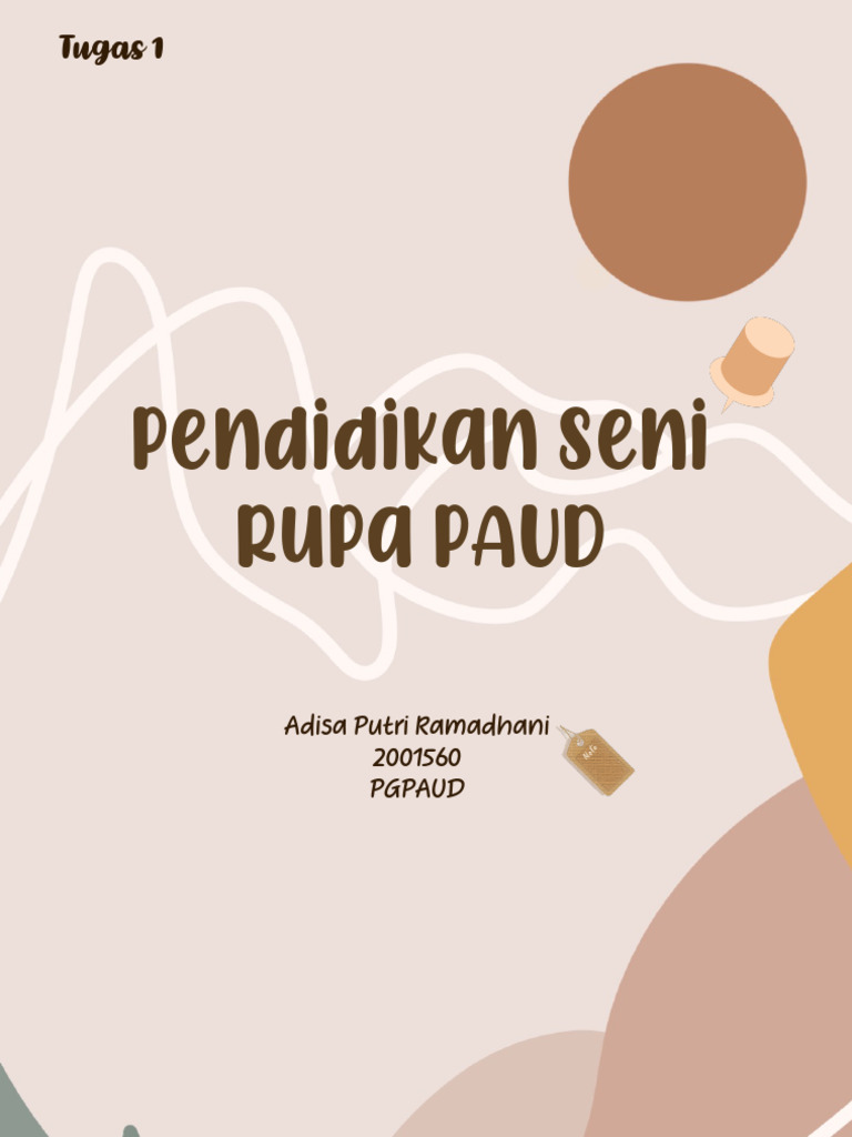 Ruang Lingkup Seni Rupa PAUD | PDF