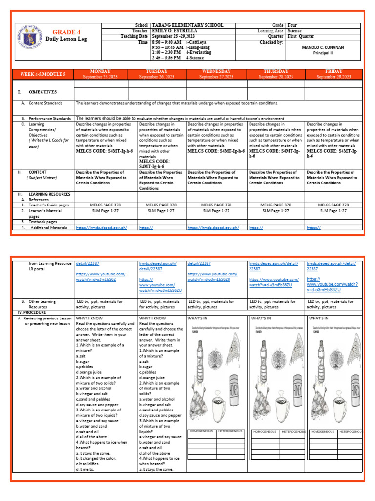SEPTEMBER 25-29-2023-Grade-4-DLL-MELCBASED-MODULE1-Quarter-1-Week-5-EMILY-O.-ESTRELLA - ESP ...