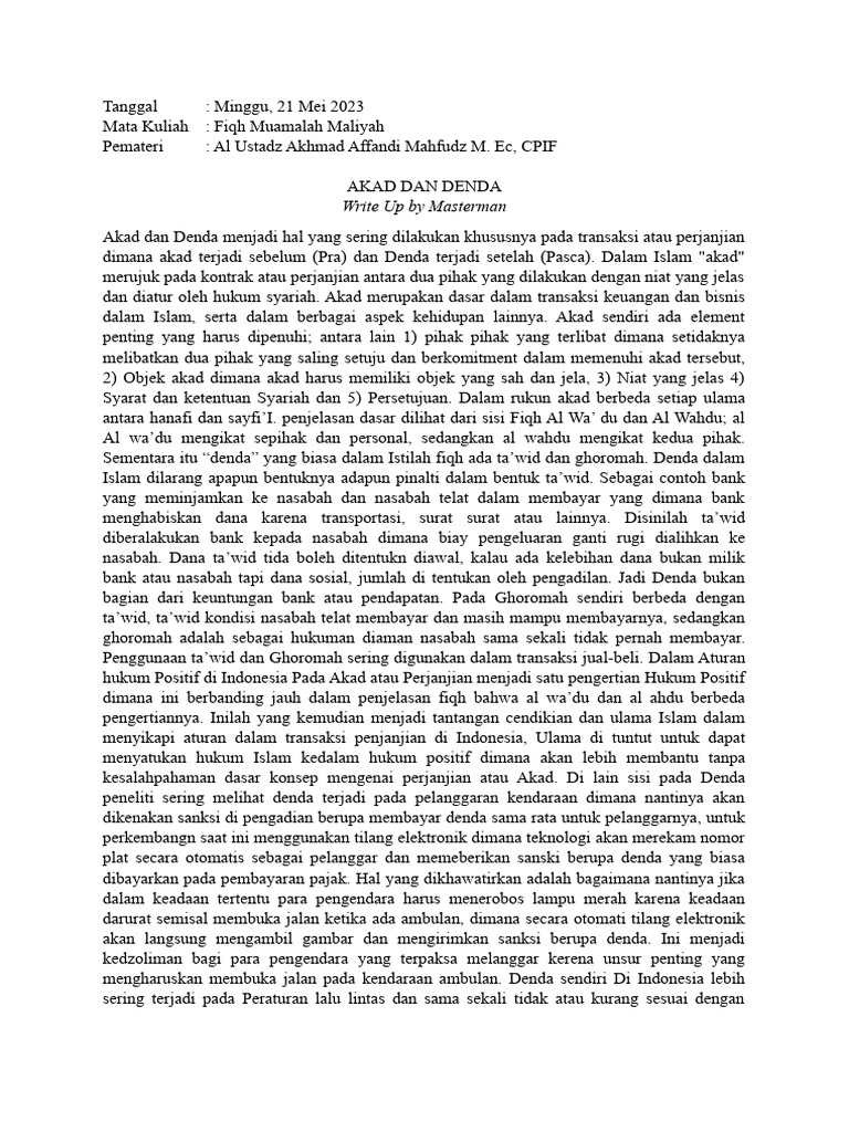 Write up - Part 2 by Masterman akad dan Denda | PDF