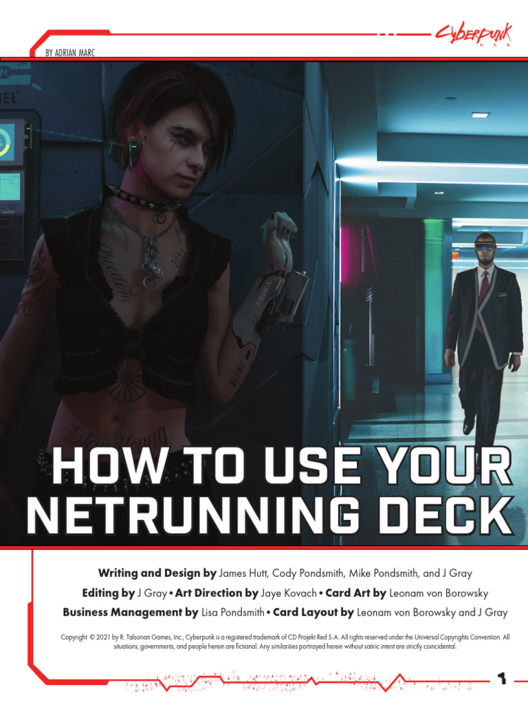 RTG CPR NetrunningDeck Instructionsv1.1 | PDF | Tabletop Games | Gaming