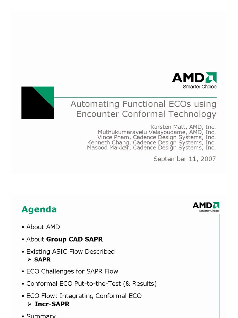 EDO Flow | PDF | Advanced Micro Devices | Logic Synthesis