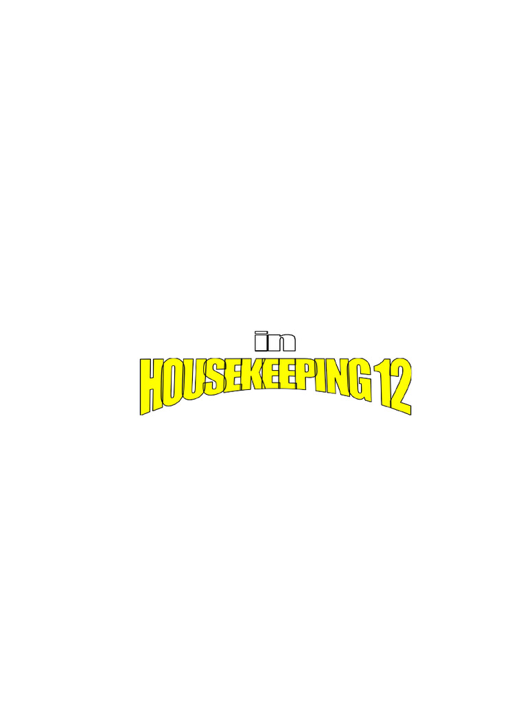 Housekeeping-Activity-Sheet | PDF