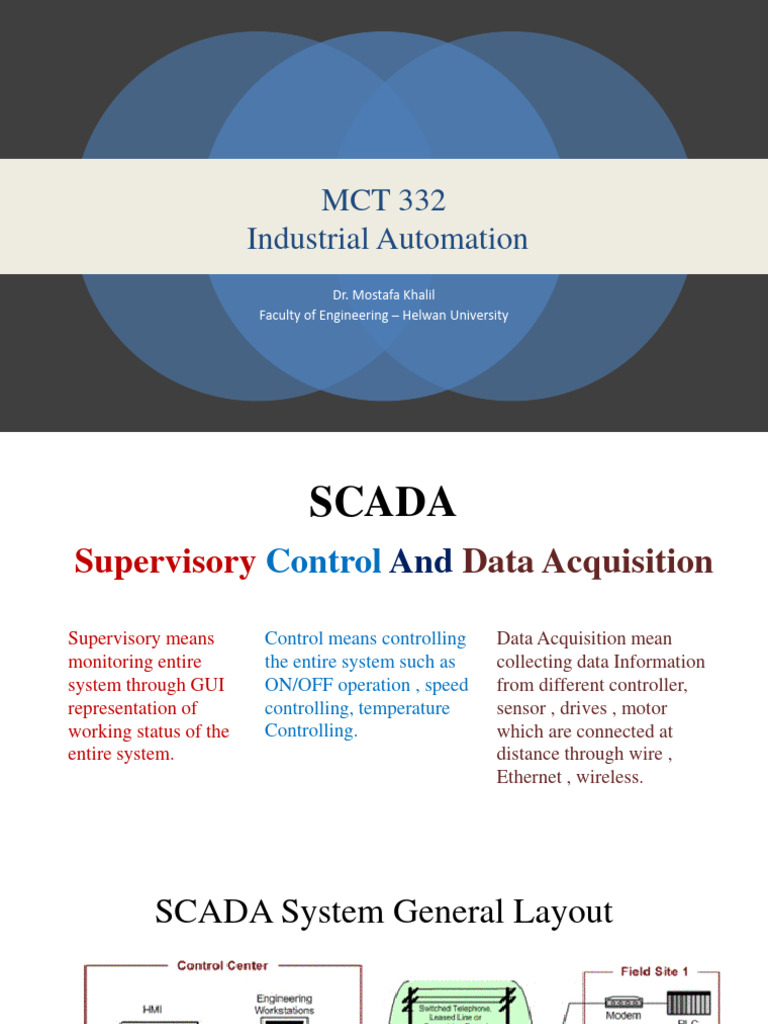 Understanding Scada Systems In Automation Pdf