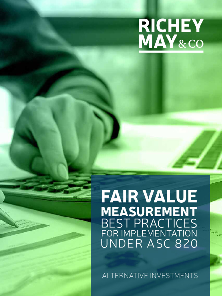 Guide Fair Value Measurement Asc 820 Pdf