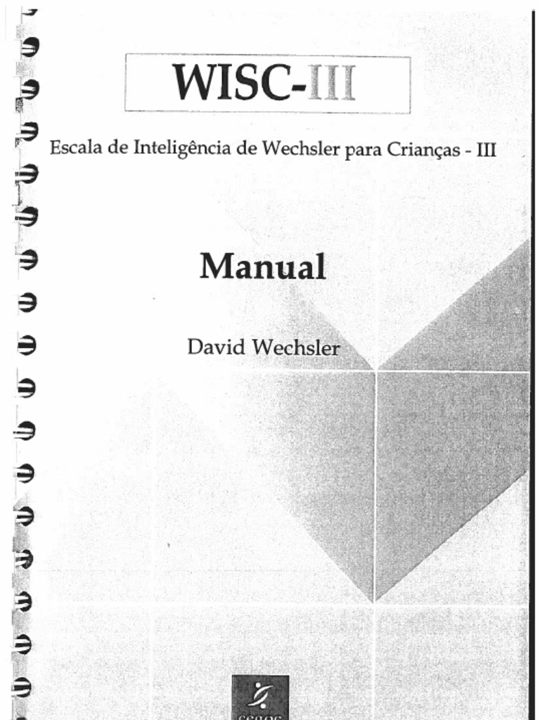 WISC-III Manual Original | PDF