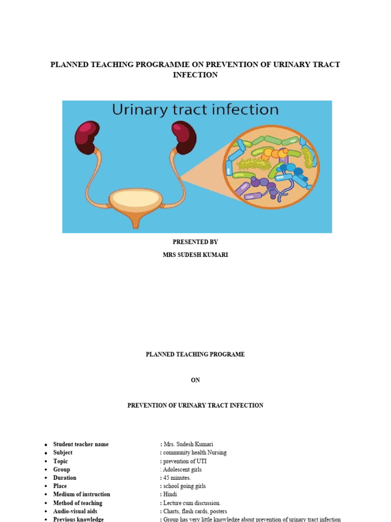 Uti Lesson Plan | PDF