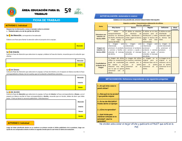 Semana 21 - Aa19 - Ficha de Trabajo | PDF