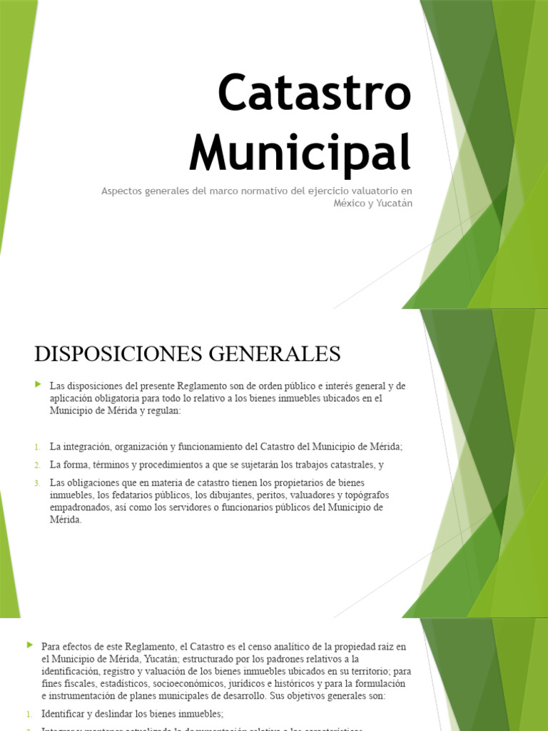 Catastro Municipal | PDF
