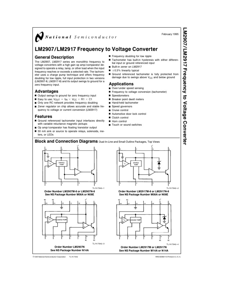 LM 2917 | PDF