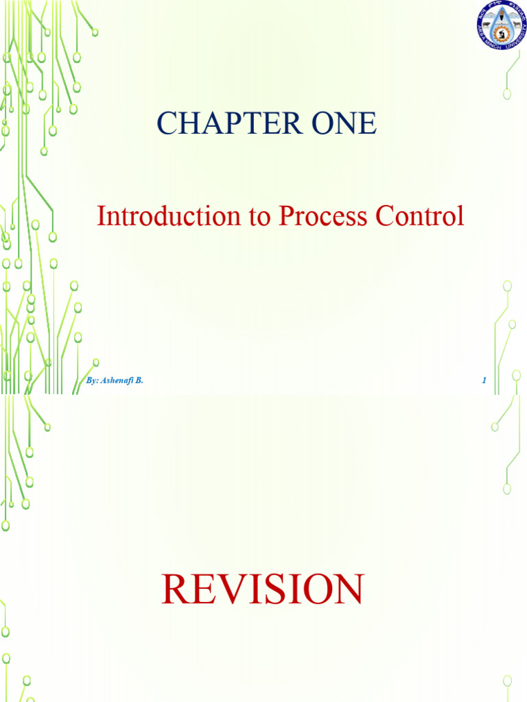 Chapter One | PDF | Control Theory | Feedback