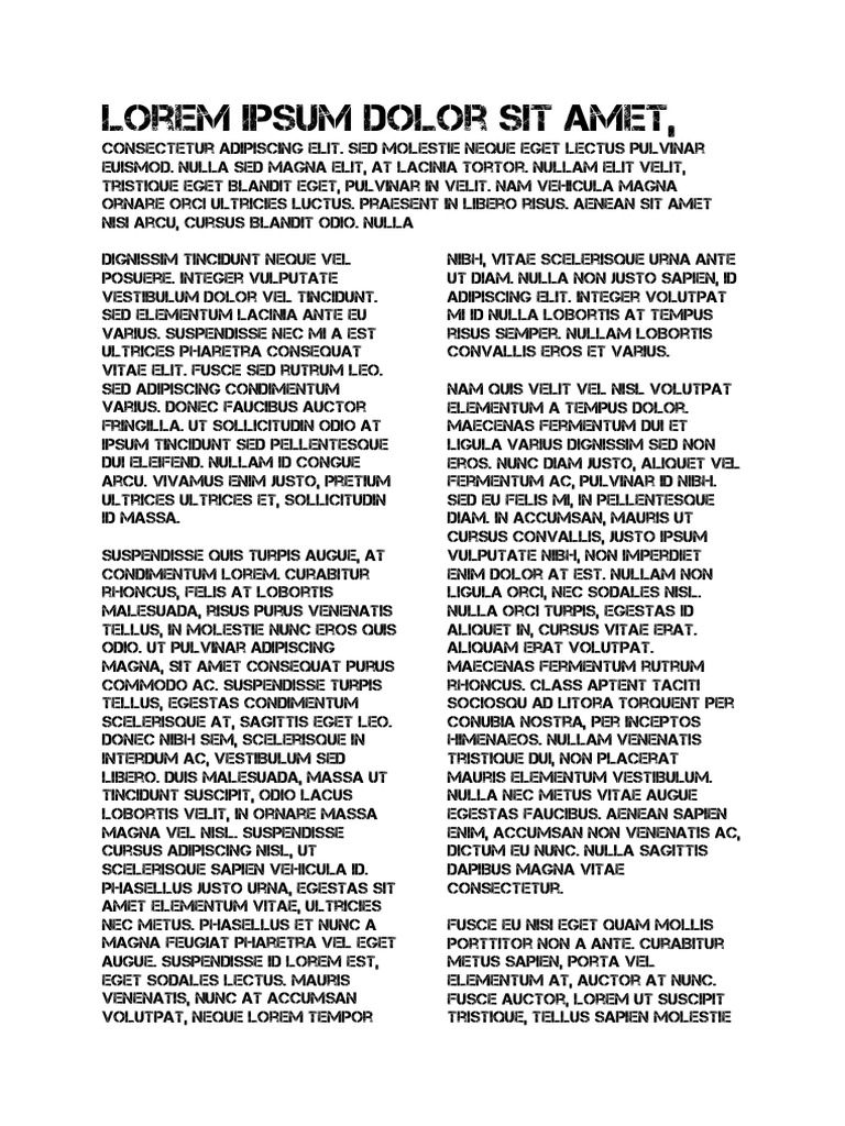 Lorem Ipsum Dolor Sit Amet | PDF