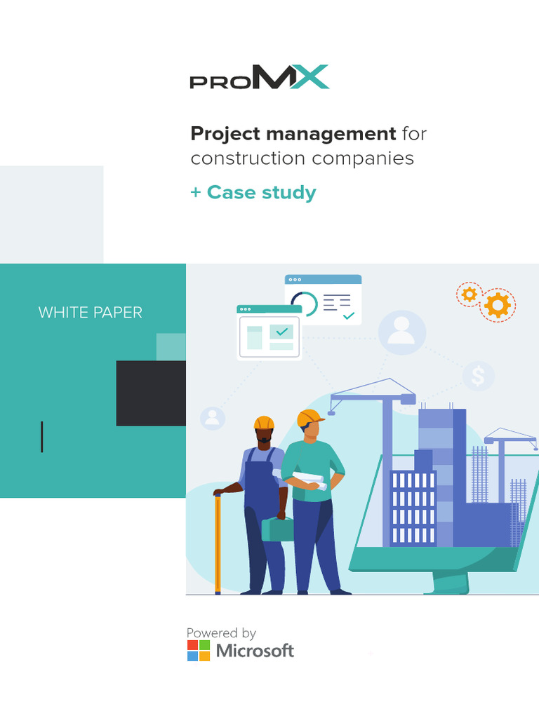 Promx White Paper Project Management For Construction Companies | PDF