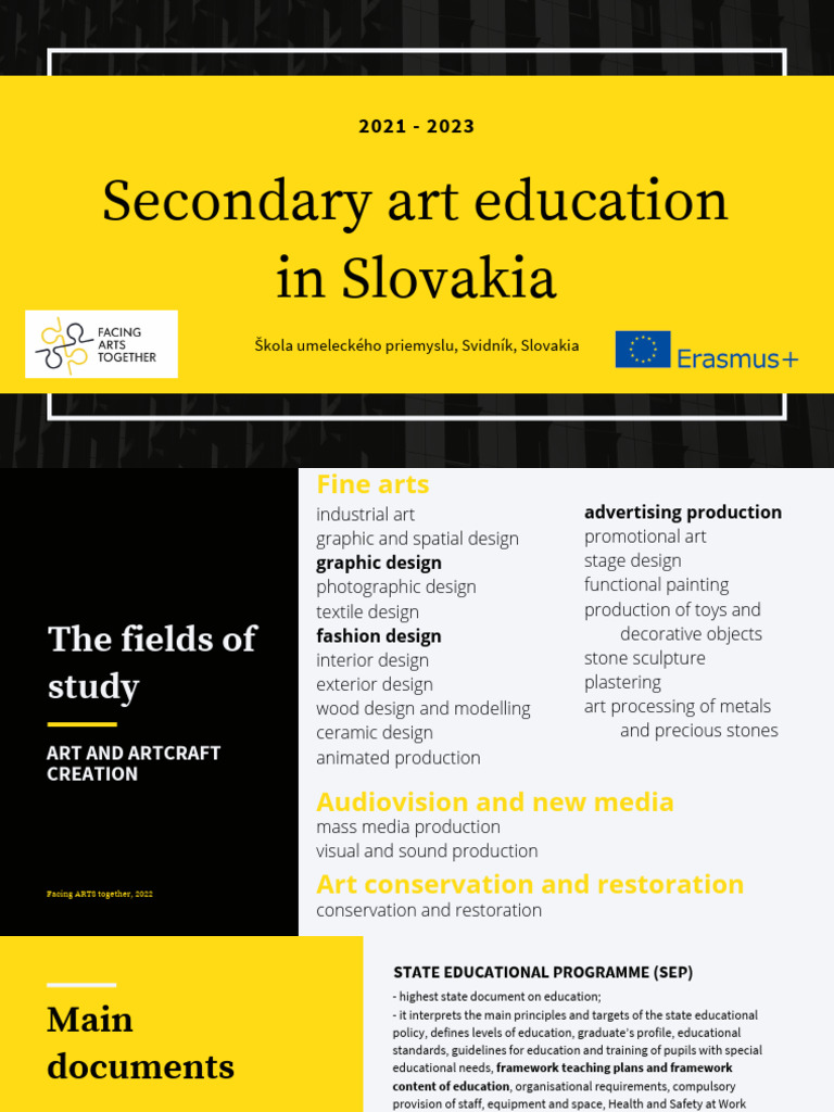 Art Education Programs in Slovakia | PDF | Design