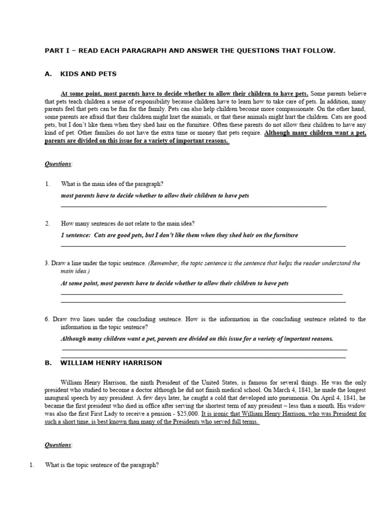 Writing 3 - 1ST Period - Paragraph Review | PDF | Pet | English Language