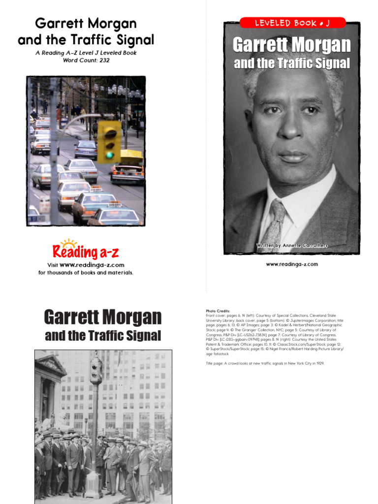J Garrett Morgan and The Traffic Signal | PDF