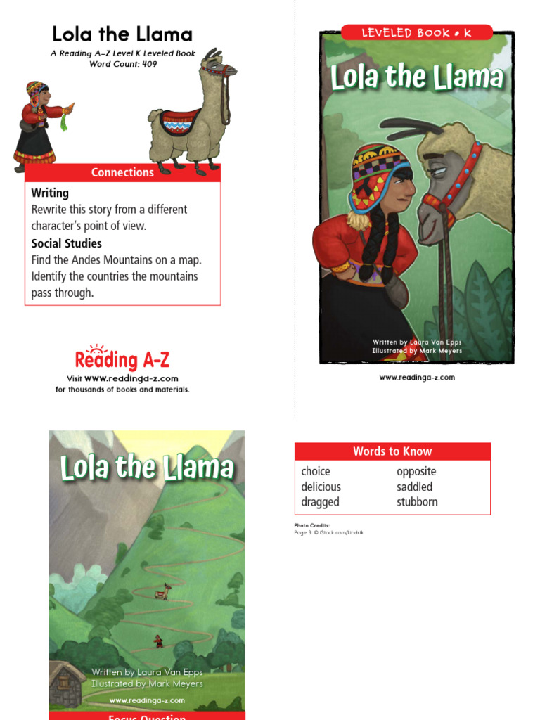 K Lola The Llama | PDF