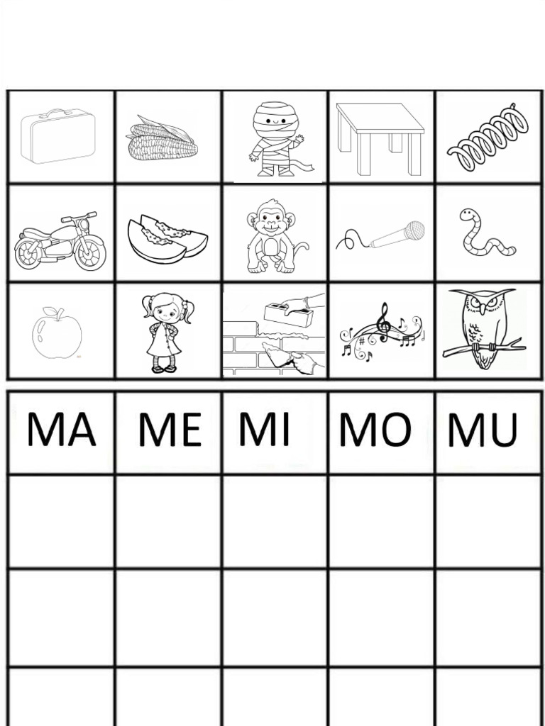 Familia M Consciencia Fonologica | PDF