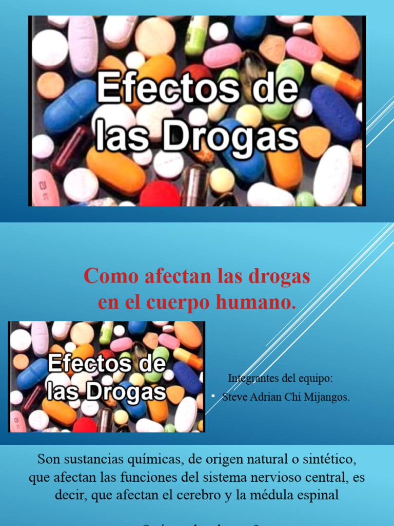 Como Afectan Las Drogas en Nuestro Cuerpo | PDF | Estilo de vida