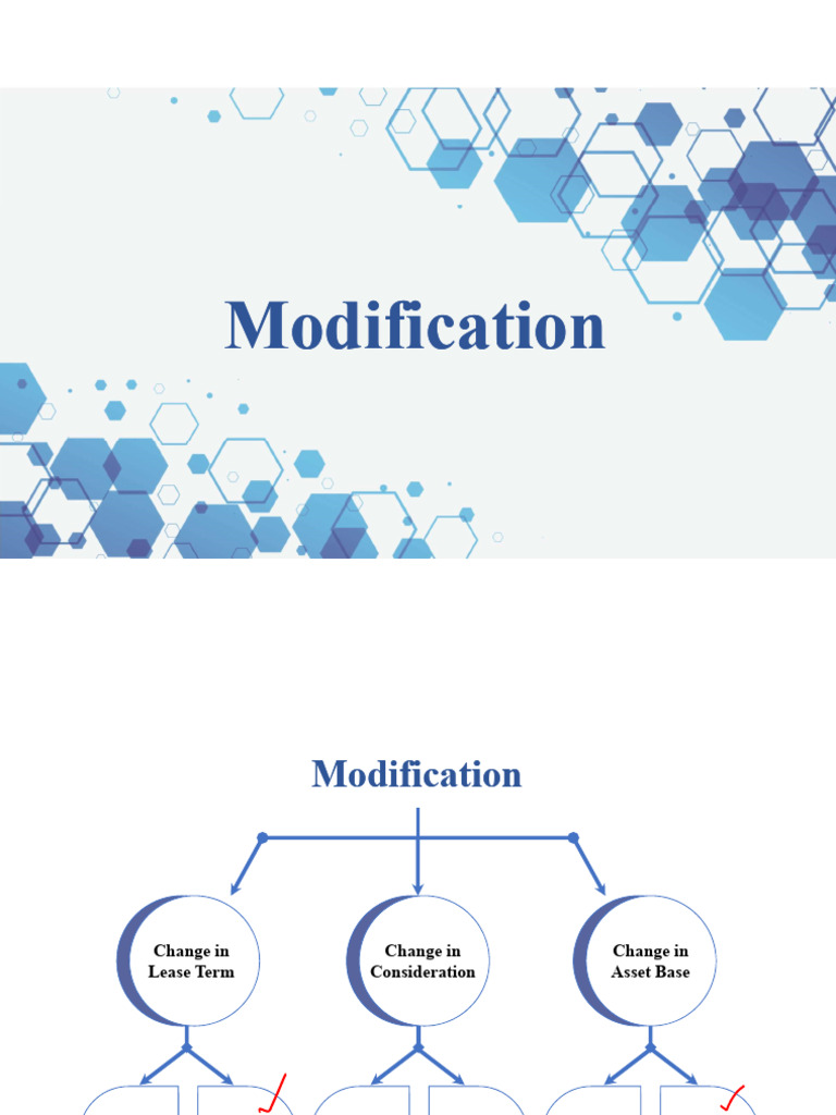 Modification of Leases | PDF | Lease | Depreciation
