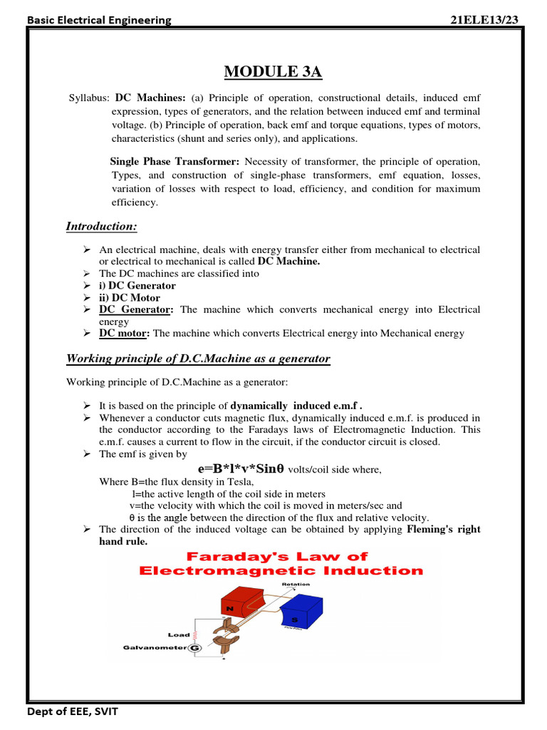 DC Machine Fundamentals and Calculations | PDF