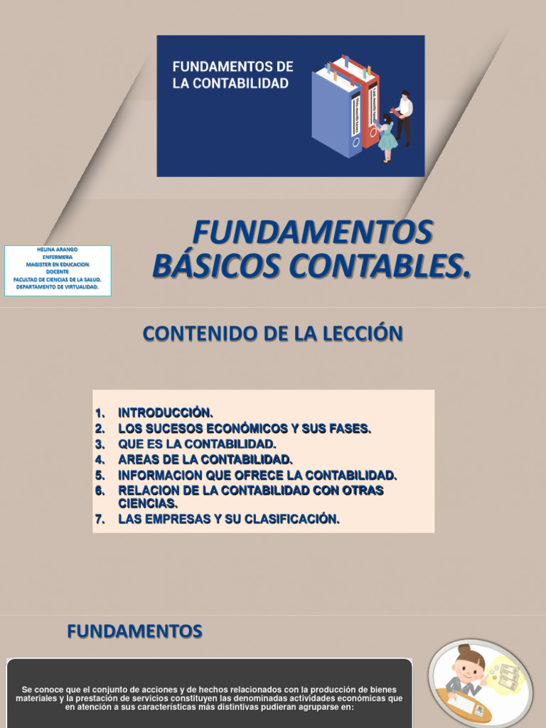 Fundamentos Básicos Contables. | PDF | Contabilidad | Business