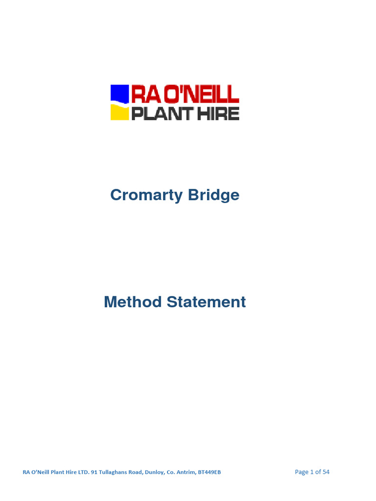 Variation Method Statement Redacted | PDF | Dredging | Personal Protective Equipment