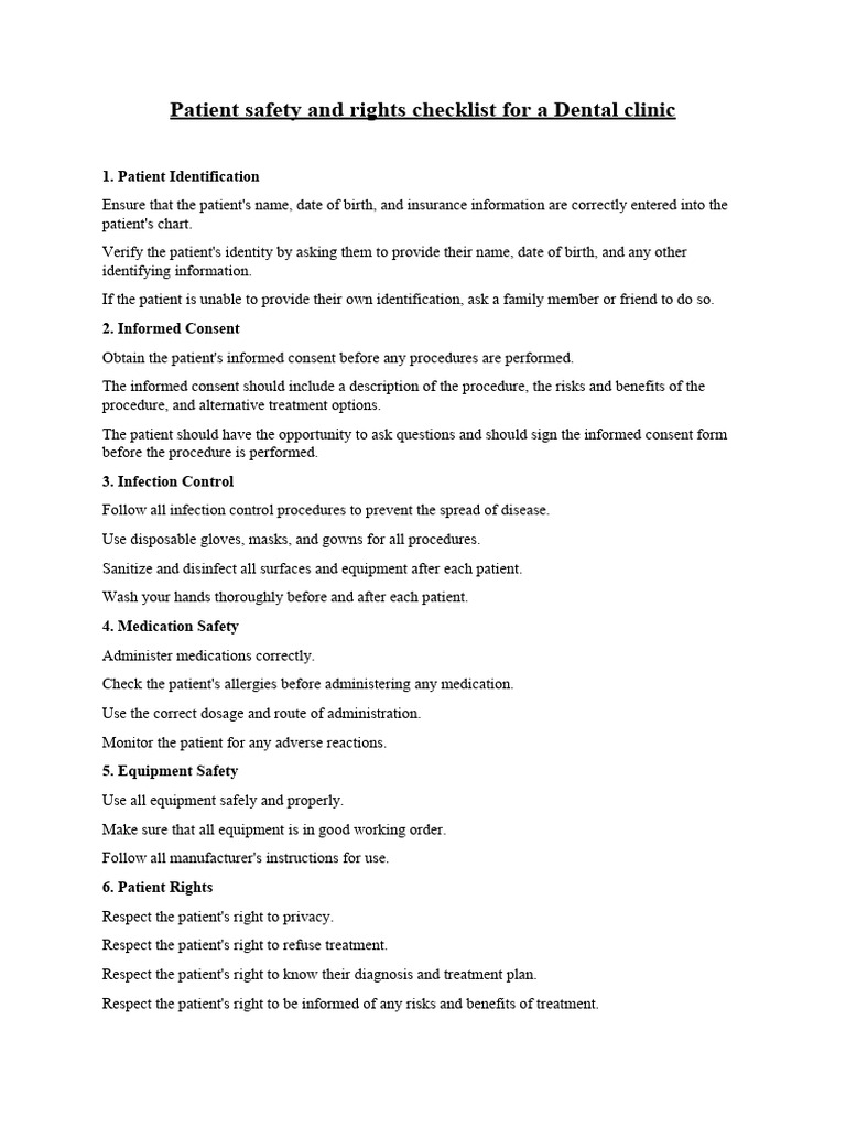 Patient Safety | PDF | Informed Consent | Patient Patient Safety | PDF | Informed Consent | Patient