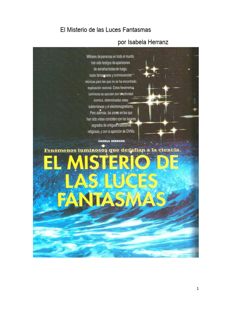 El Misterio de Las Luces Fantasmas | PDF