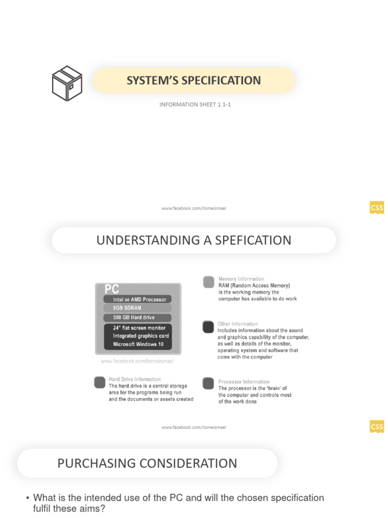 1.1 2 System Specification | PDF