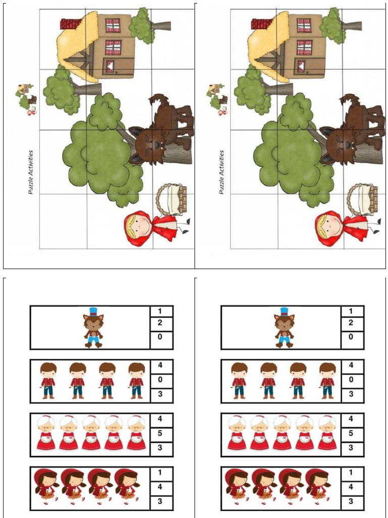 Actividad Caperucita Roja | PDF