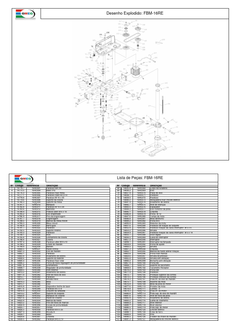 Motomil Fbm-160re | PDF