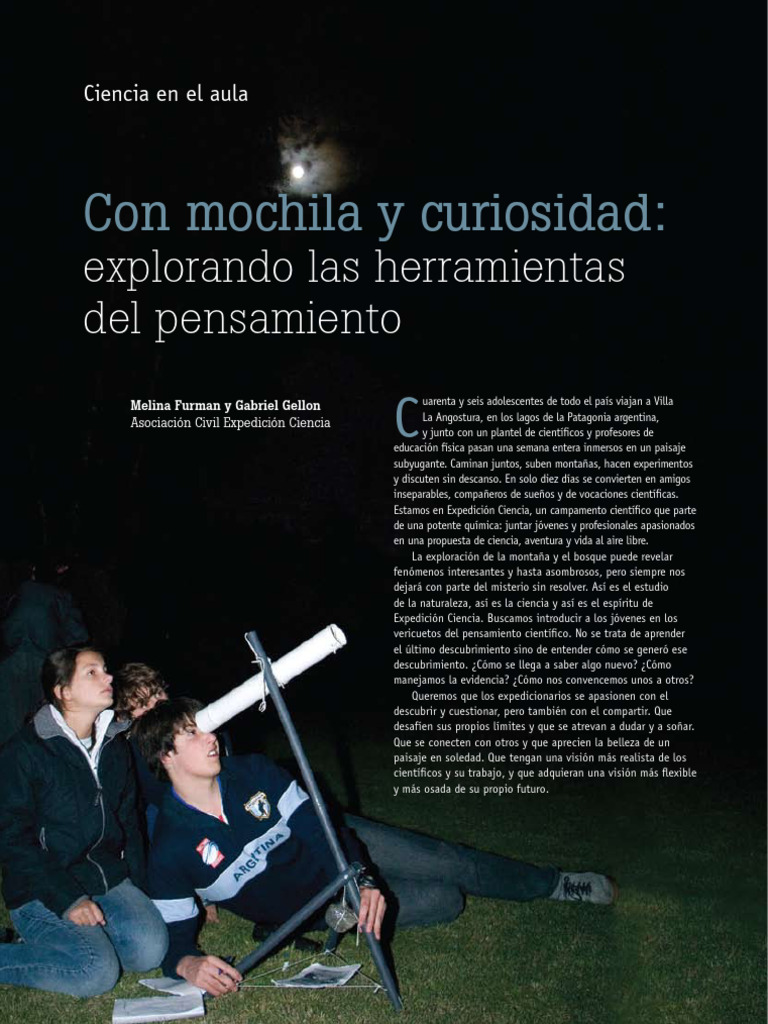 Ciencia en El Aula-Explorando Las Herramientas Del Pensamiento-Ciencia ...