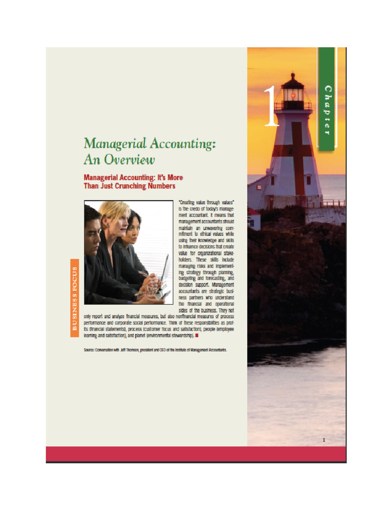 Introduction To Management Accounting | PDF