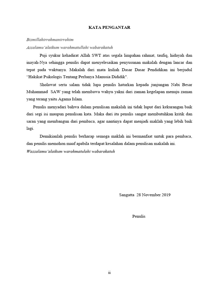 Kata Pengantar DPP 2 | PDF