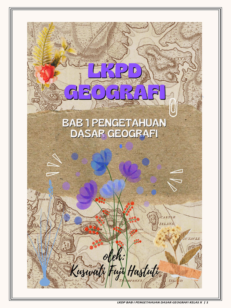 LKPD KD 3.1 Pengetahuan Dasar Geografi | PDF
