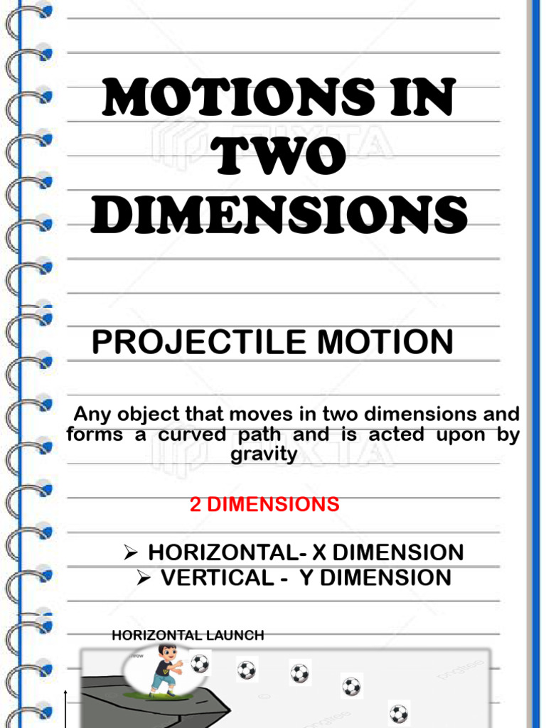 Motions in Two Dimensions | PDF