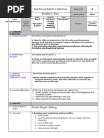 7es New DLL Grade 9 Science | PDF | Circulatory System | Teachers