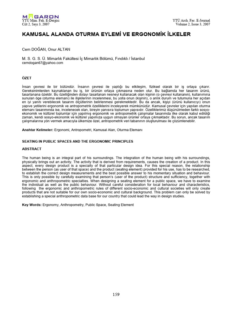 Megaron 92400 Article Dogan | PDF