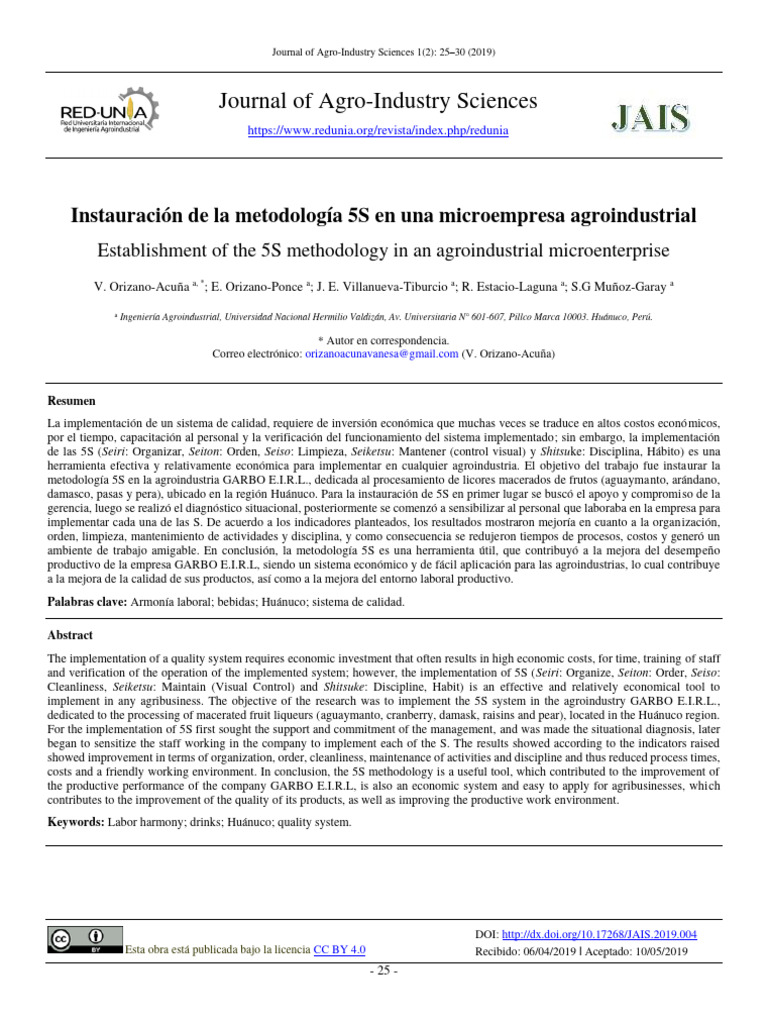 Ejemplo 2 Articulo - Metodología resultados y discusion | PDF