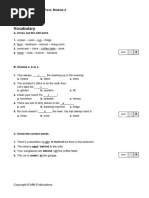Pioneer Intermediate B1 Tests Module 1 | PDF | Roommate