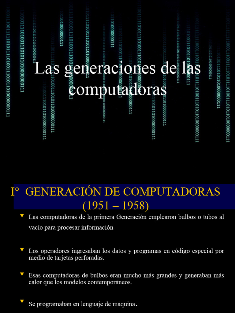 1 Generaciones Computadoras3 | PDF