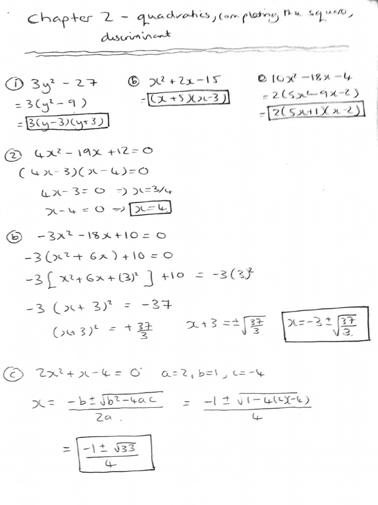 Chapter 2 - Worked Solutions | PDF
