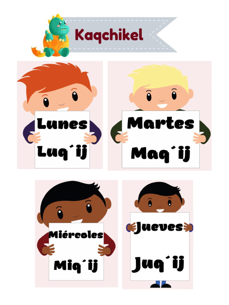 Kaqchikel 4U Calendario | PDF