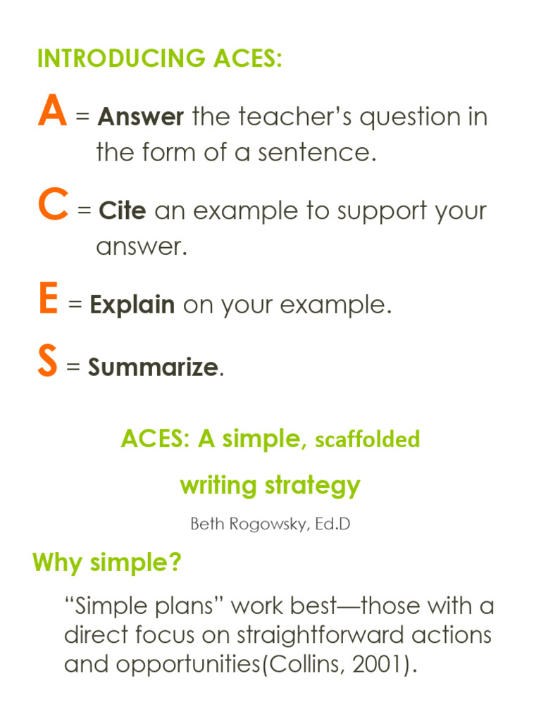 aces-writing-strategy1 | PDF