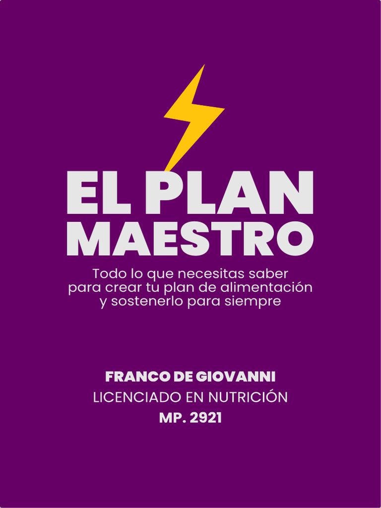El Plan Maestro | PDF