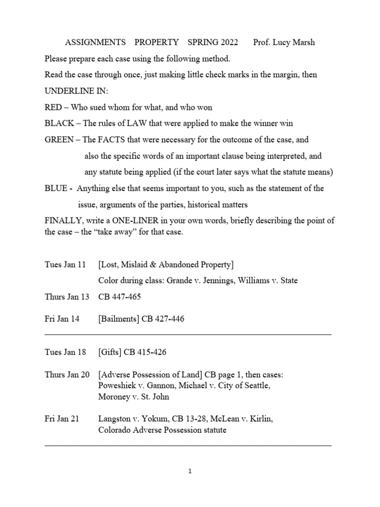 Assignments PDF